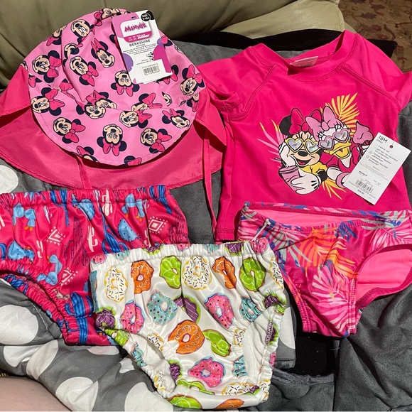 jumping beans | Swim | New 8m Minnie Mouse Rash Guard Set | Poshmark